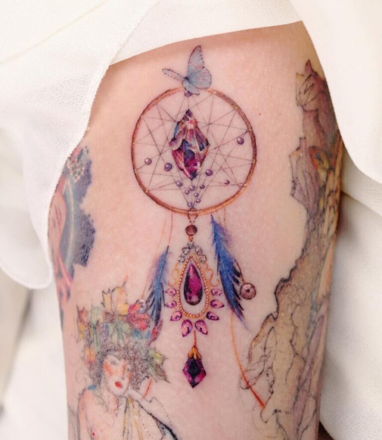 21 Dream Catcher Tattoos To Make Your Dreams Come True