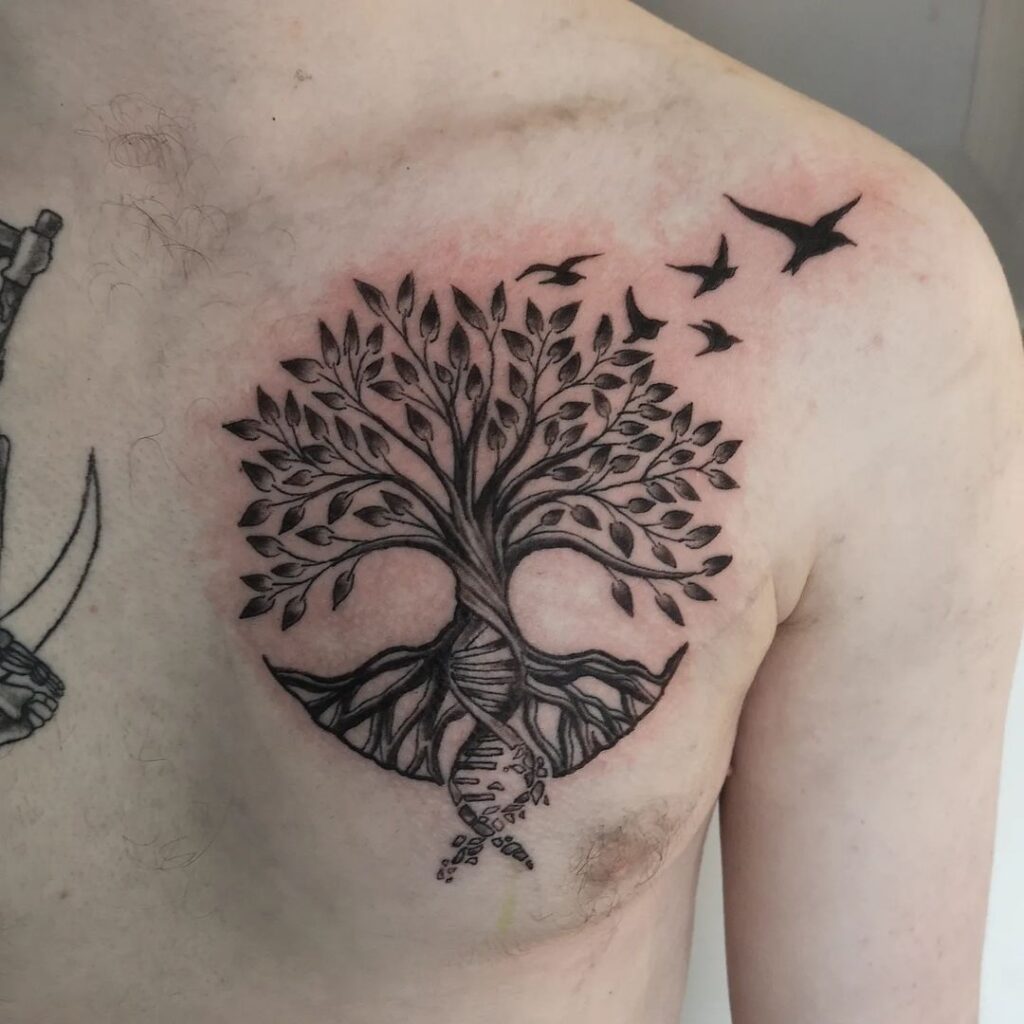 24 Tree Of Life Tattoo Ideas To Symbolize The Cycle Of Life